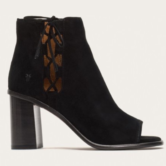 Frye | Shoes | Salefrye Amy Side Ghillie Peep Ankle Boot Sandal | Poshmark